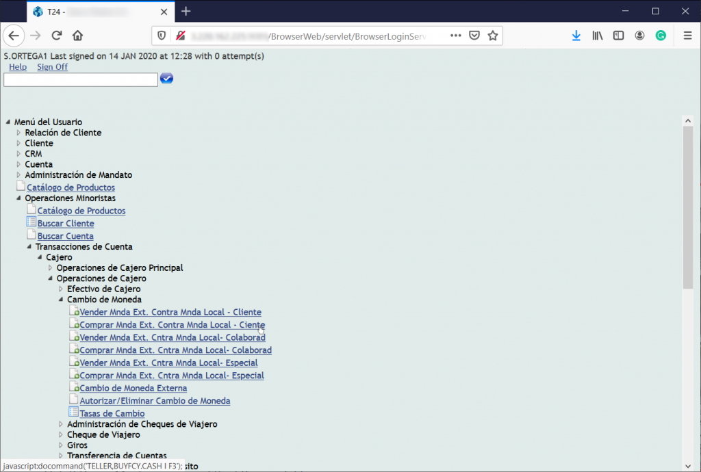 Temenos T24 Menu Opens a Different Version than the Menu Shows ...